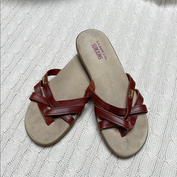 G.H. Bass & Co. | Shoes | Vtg Gh Bass Sunjuns Sz 8 Sharon Deep Brown ...